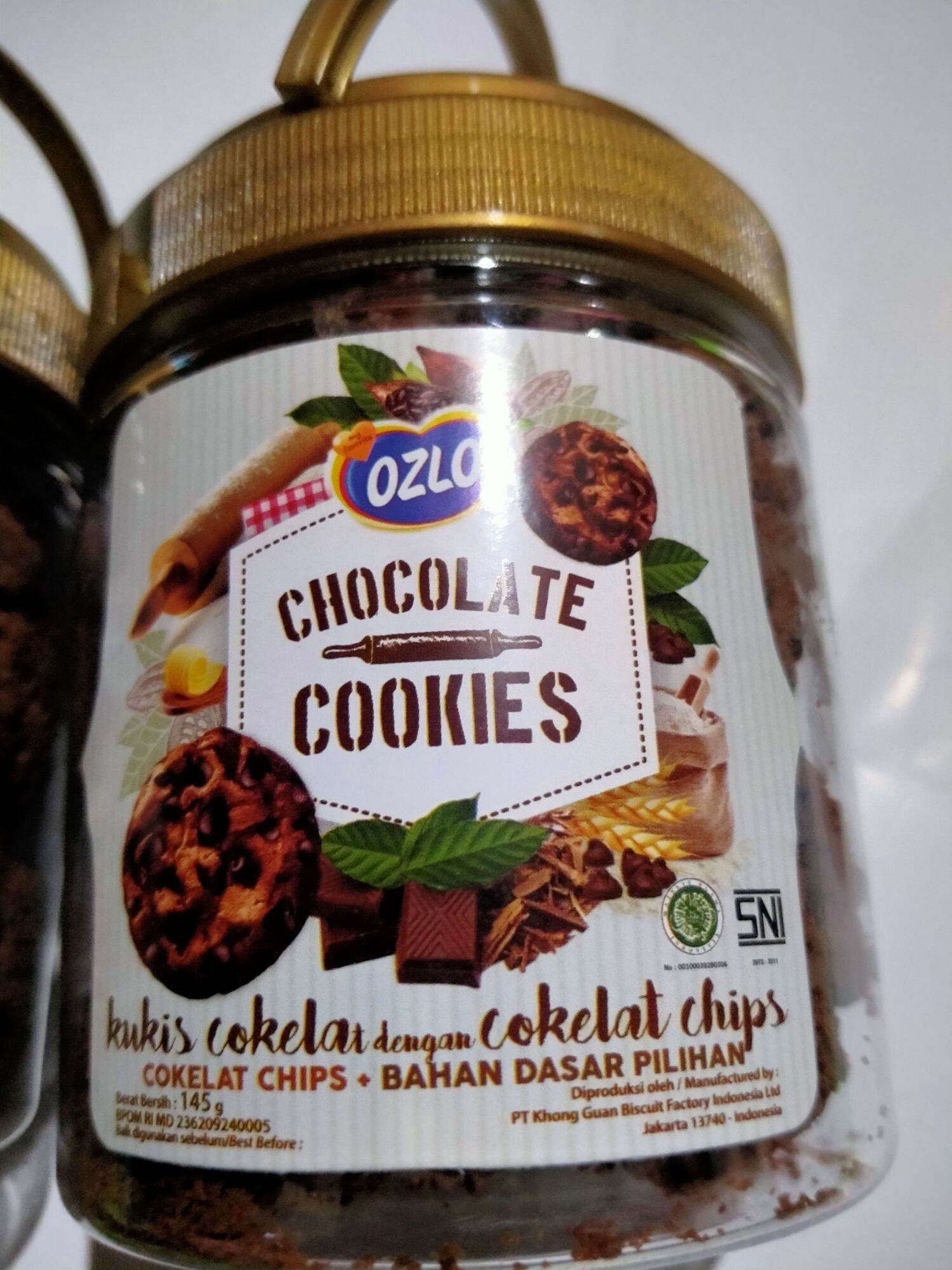 Khong Guan Ozlo Chocolate Cookies Toples Cantik 145 gram | Lazada Indonesia