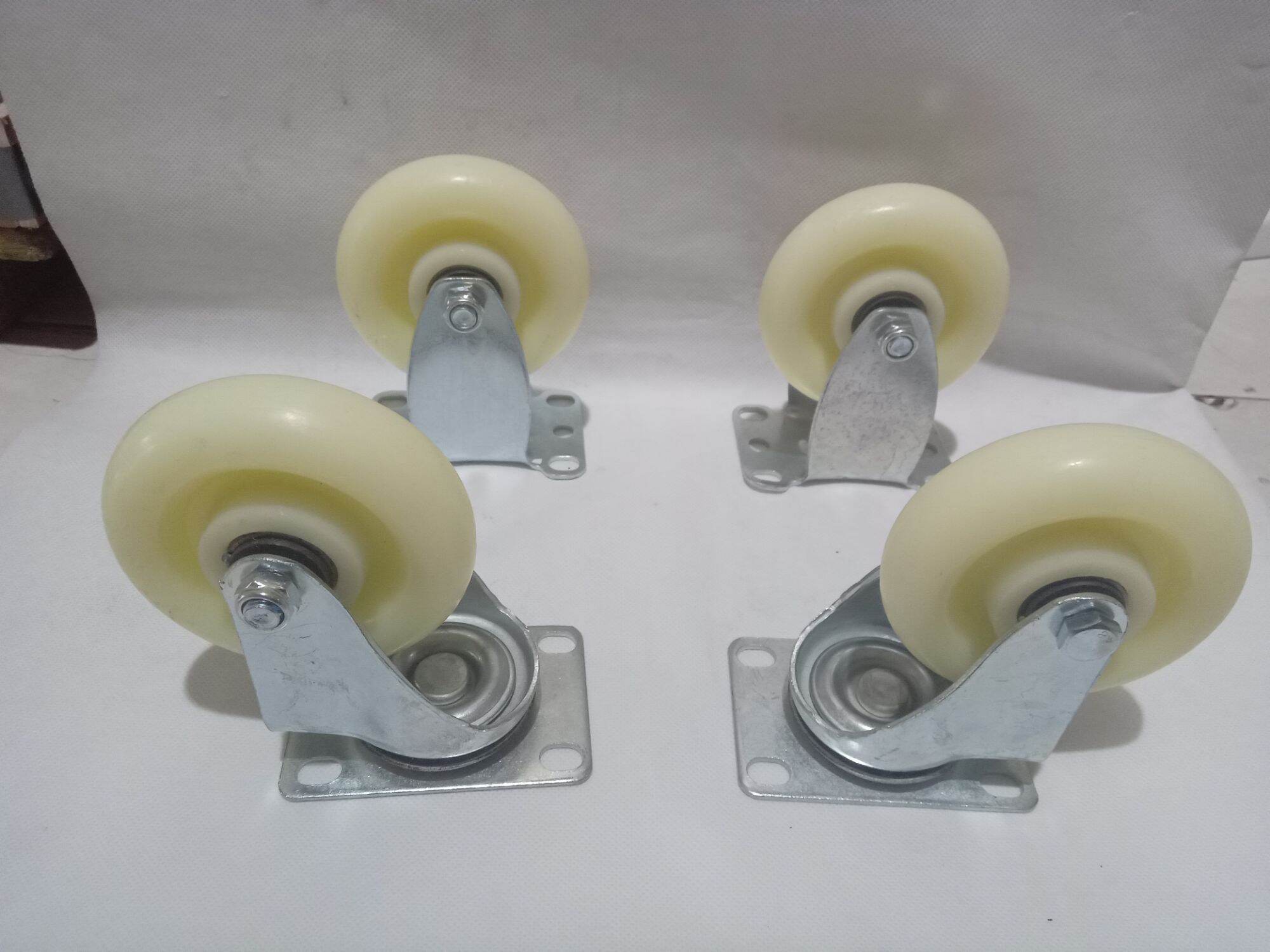 Roda troli nilon 4 inch 1 set | Lazada Indonesia