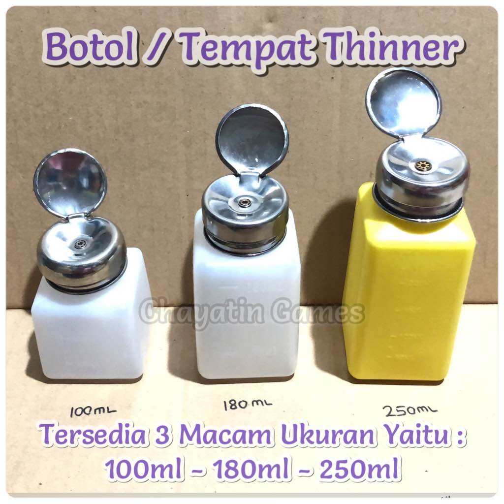 Macam macam Ukuran Botol / Tempat Thinner Order Sesuai Varian | Lazada Indonesia