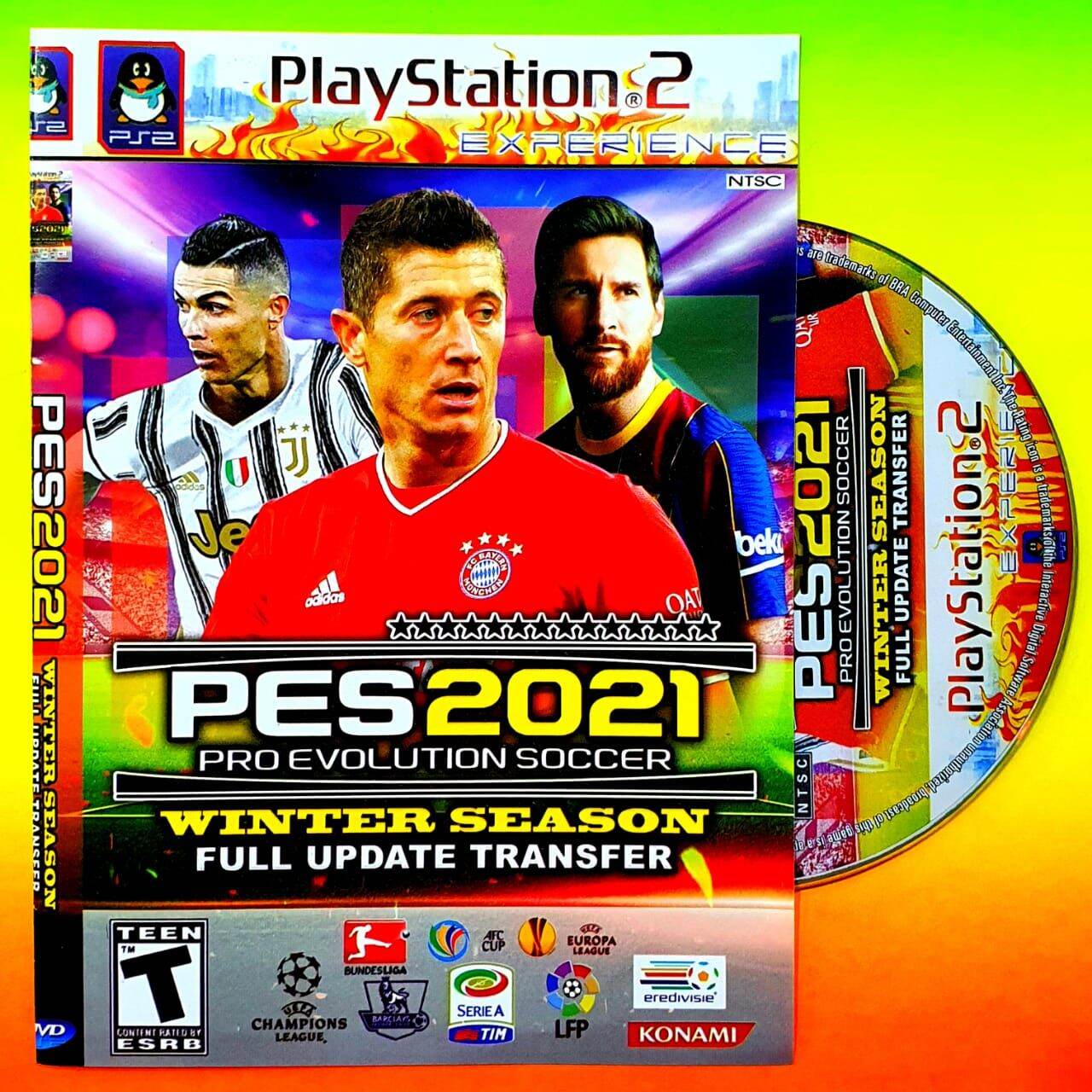 KASET PS2 GAME PES 2021 PRO EVOLUTION SOCCER WINTER SEASON FULL UPDATE ...