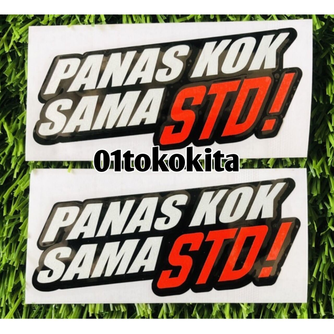 stiker cuting PANAS KOK SAMA STANDAR sticker cutting panas kok sama std ...