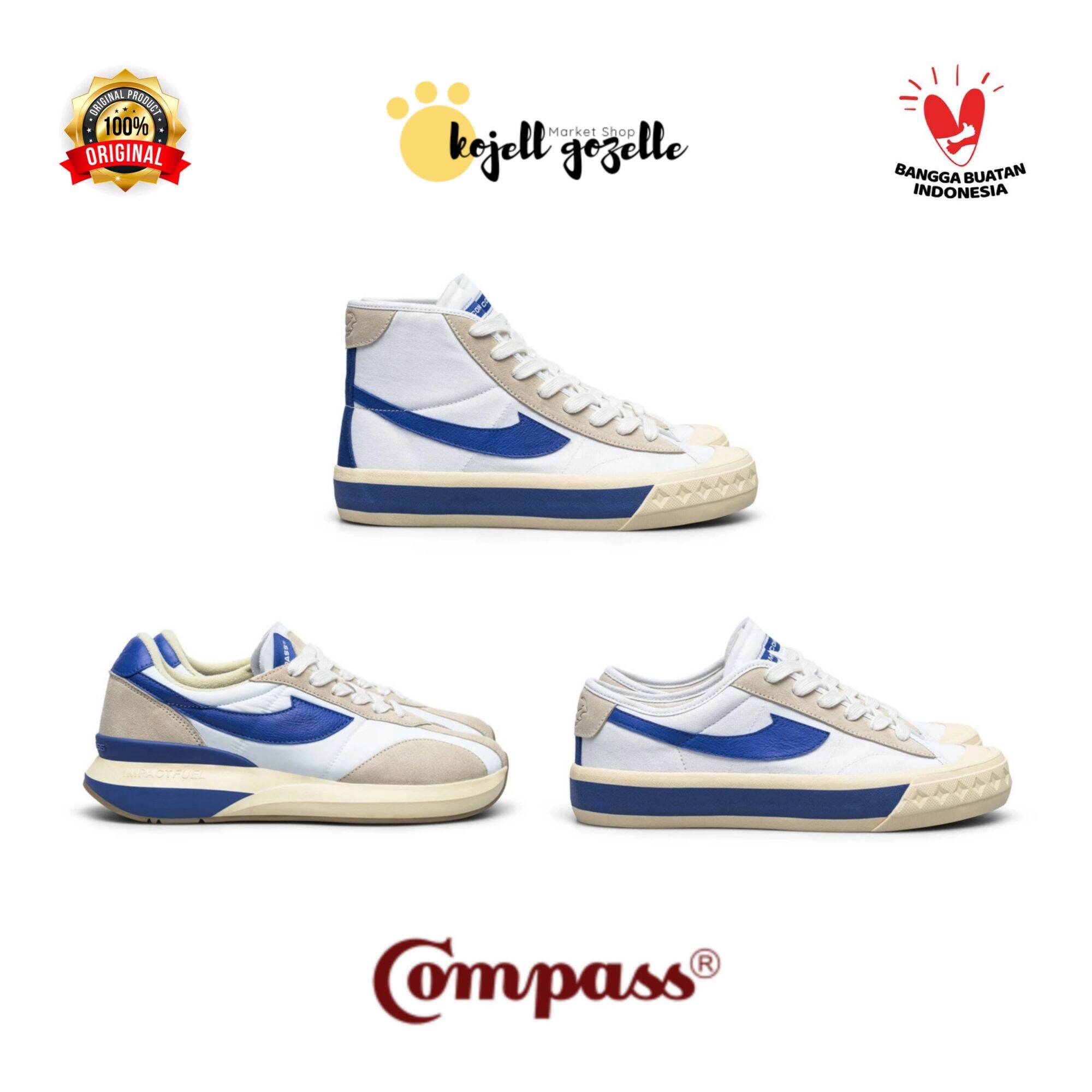 Sepatu Compass Xpresi Velocity Bca / Retrograde Hi Decon / Low Bca ...