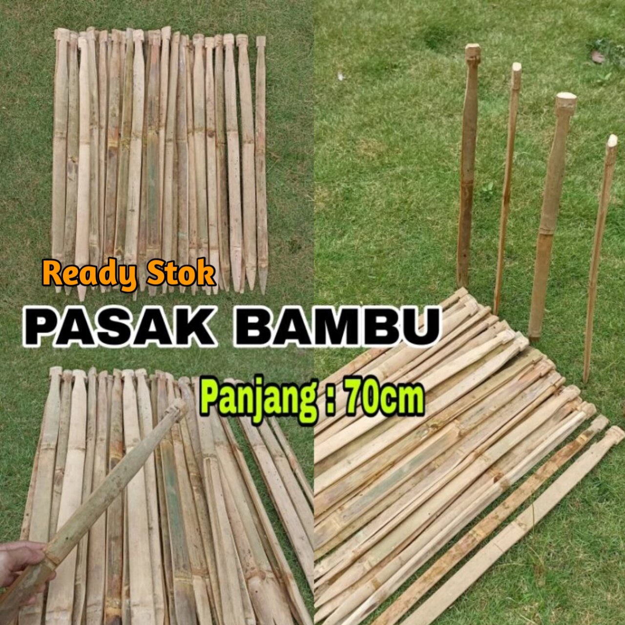 Pasak Bambu Tenda Pramuka/Pasak Tenda Pramuka/Patok Bahan Bambu Panjang ...