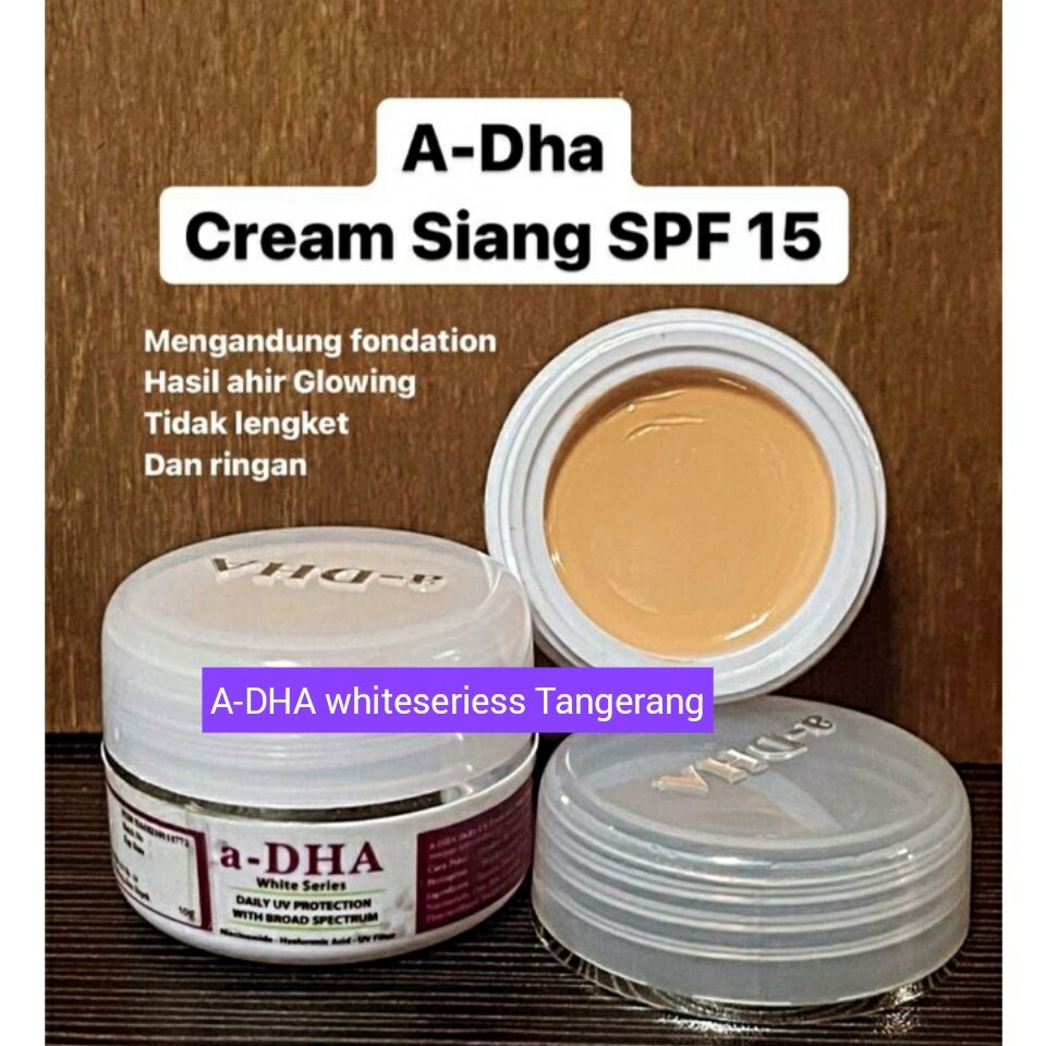 skincare cream siang glowing a DHA original BPOM spf 15 mengandung ...