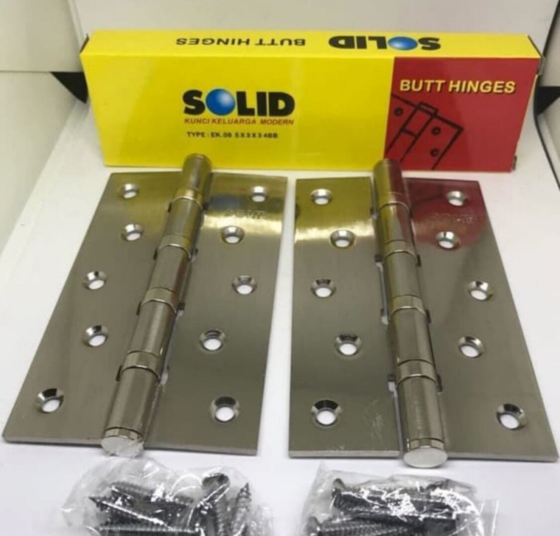 Engsel 5 Inch Solid Engsel Pintu Ukuran 5 Inchi Solid ENGSEL 5 INC ...