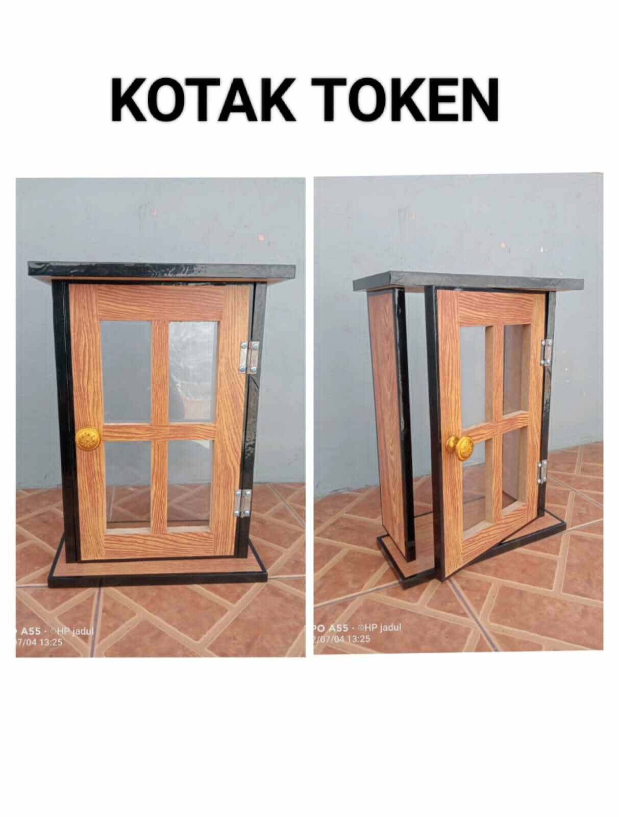 KOTAK METERAN LISTRIK/ BOX TOKEN PLN/ RUMAH METERAN LISTRIK BAHAN KAYU ...