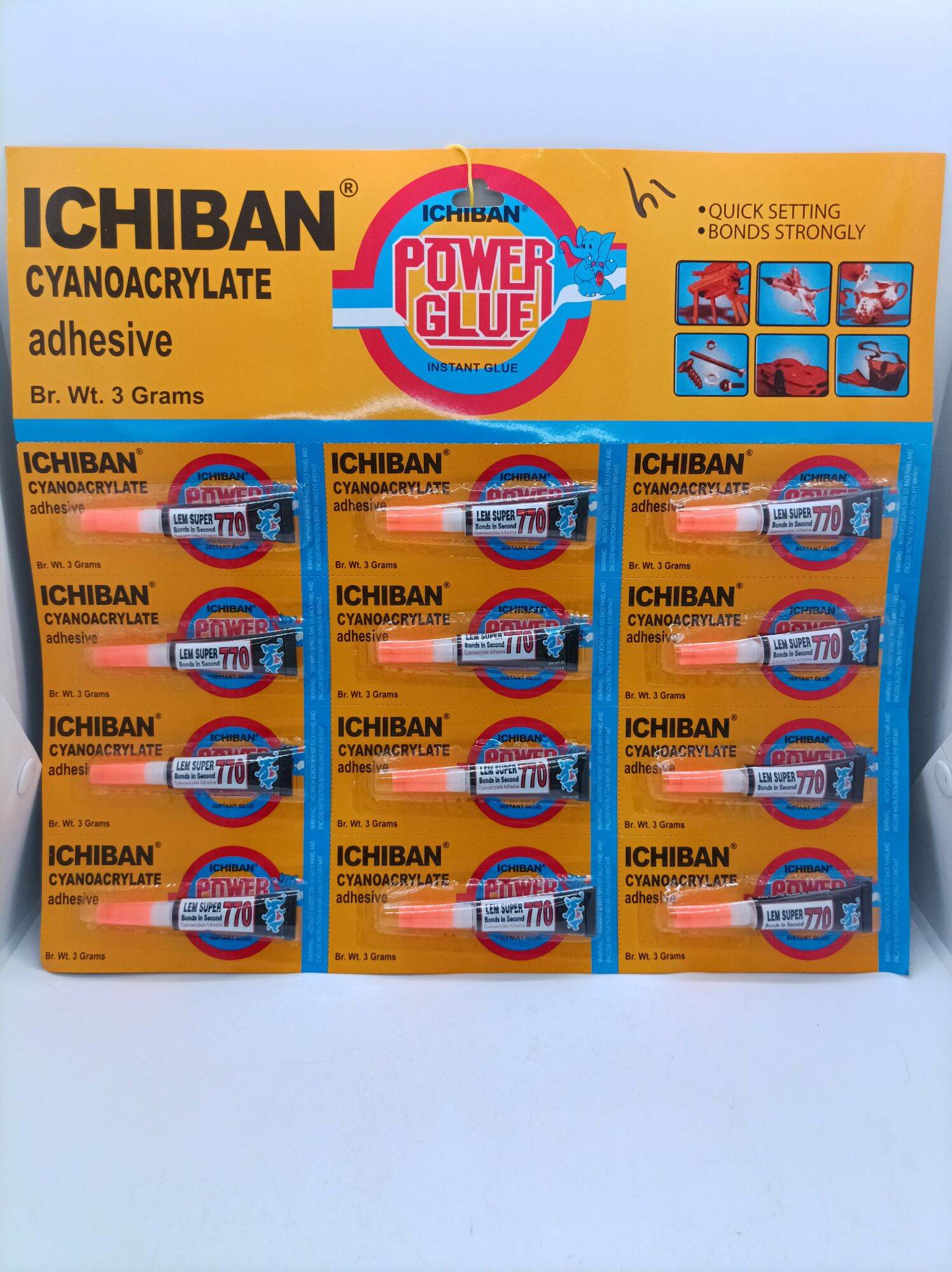 Lem power glue ichiban 1 lembar isi 12 pcs | Lazada Indonesia