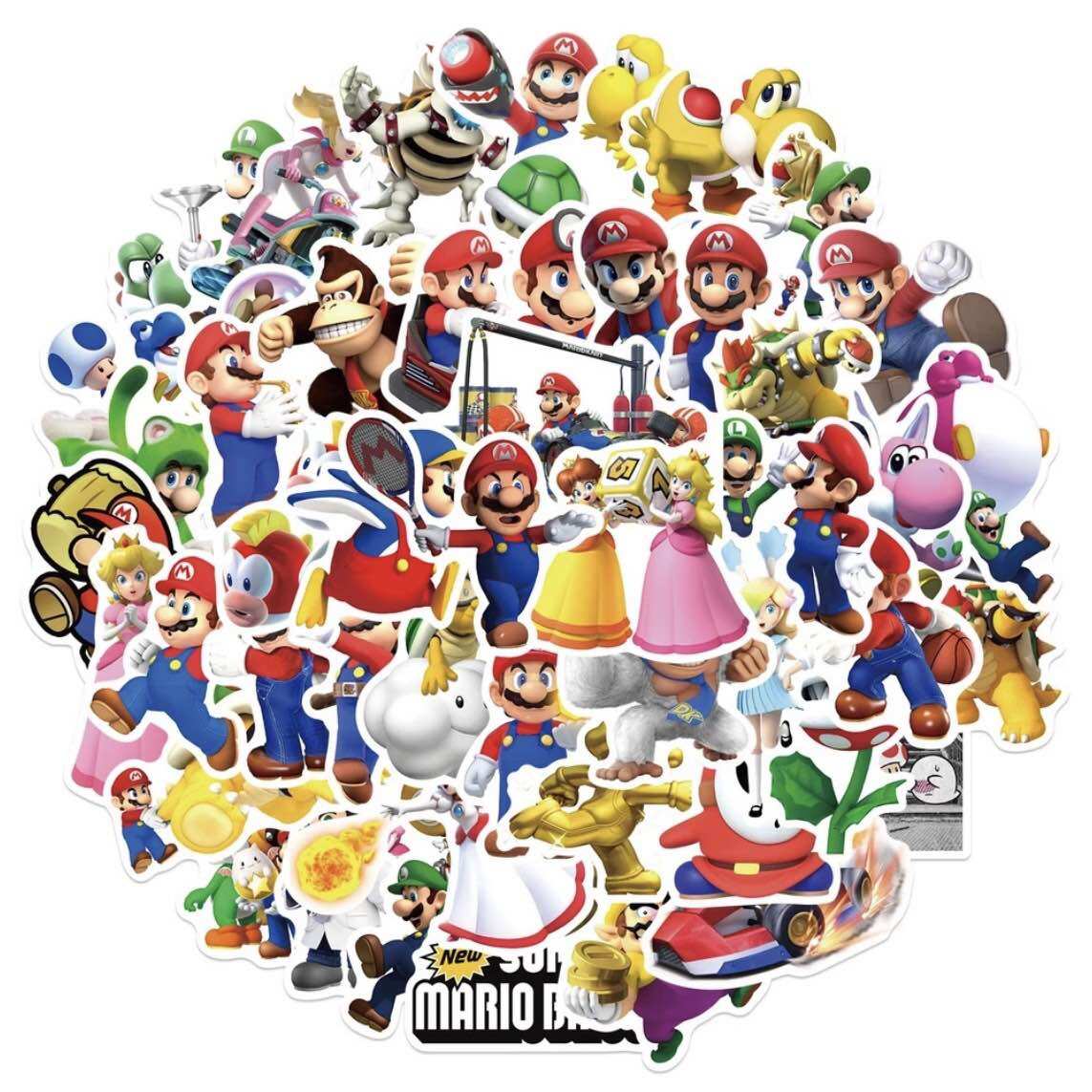 Sticker Set Super Mario Bross Luigi | Lazada Indonesia