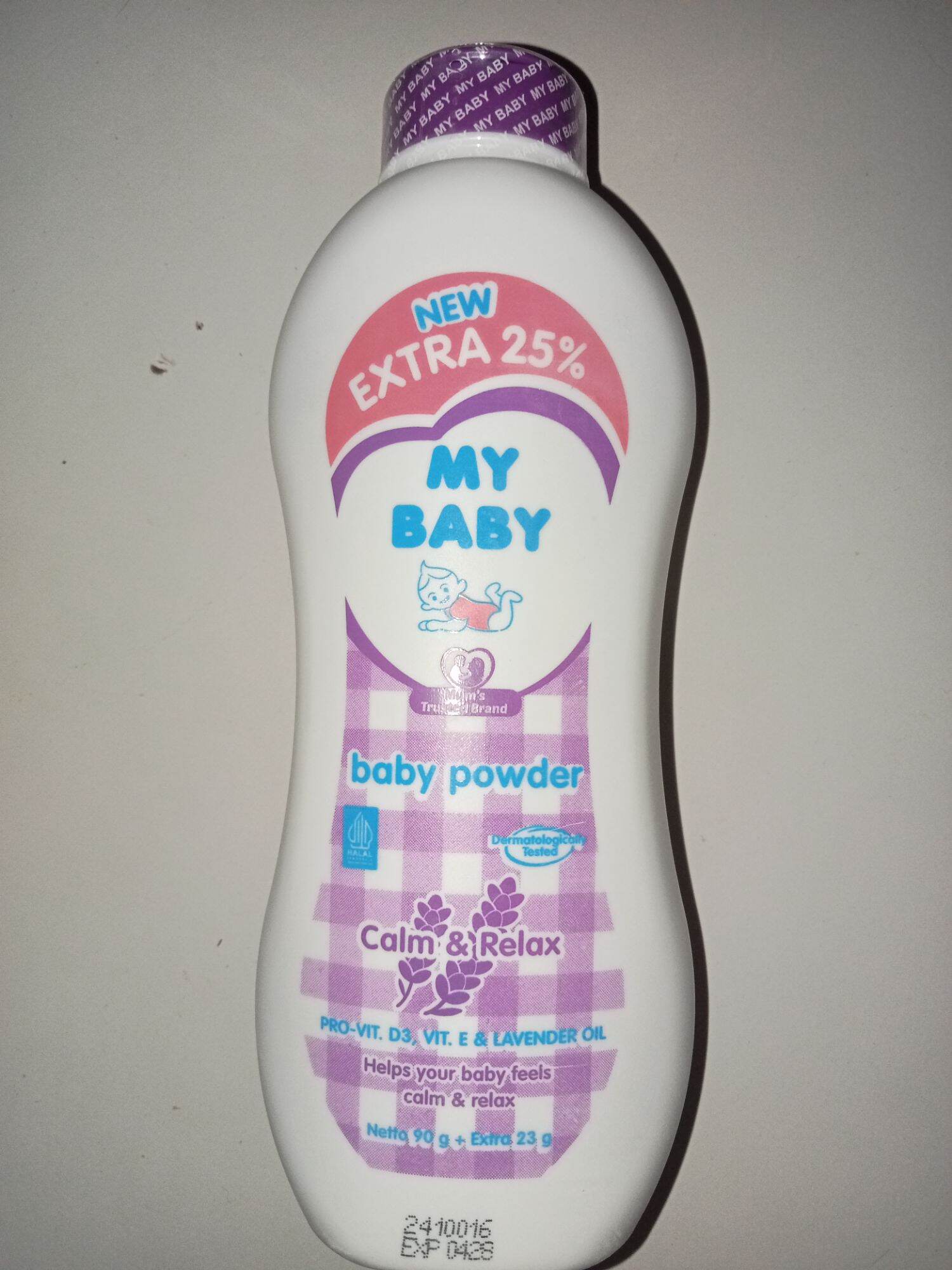 Extra 25% my baby powder calm & relax 90+23gr | Lazada Indonesia