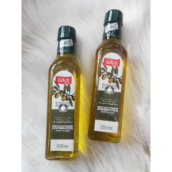 minyak zaitun tatco original botol kaca. extra virgin olive oil ...