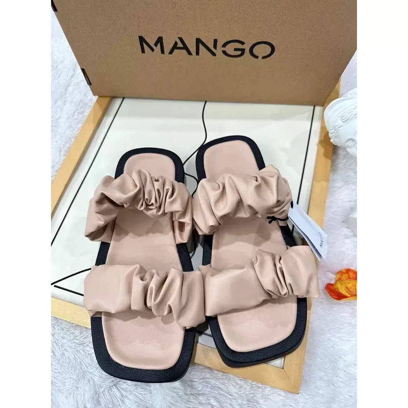 Mango Sandal Slop Nude | Lazada Indonesia