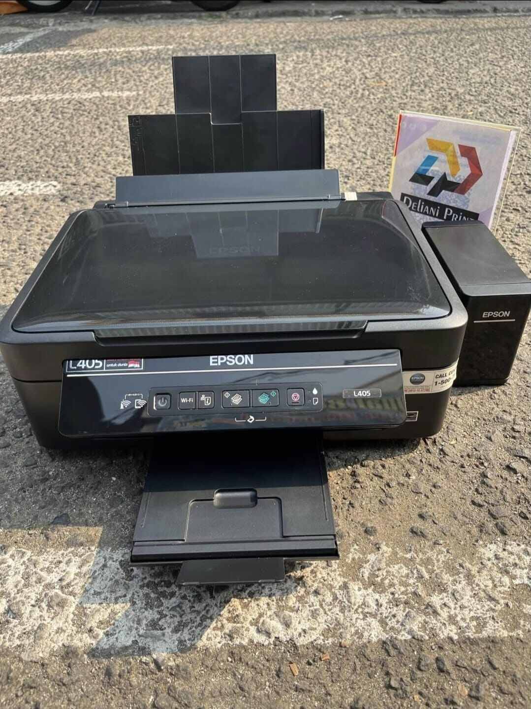 Printer Epson L405 Wi-Fi All in One peint,scan,copy | Lazada Indonesia
