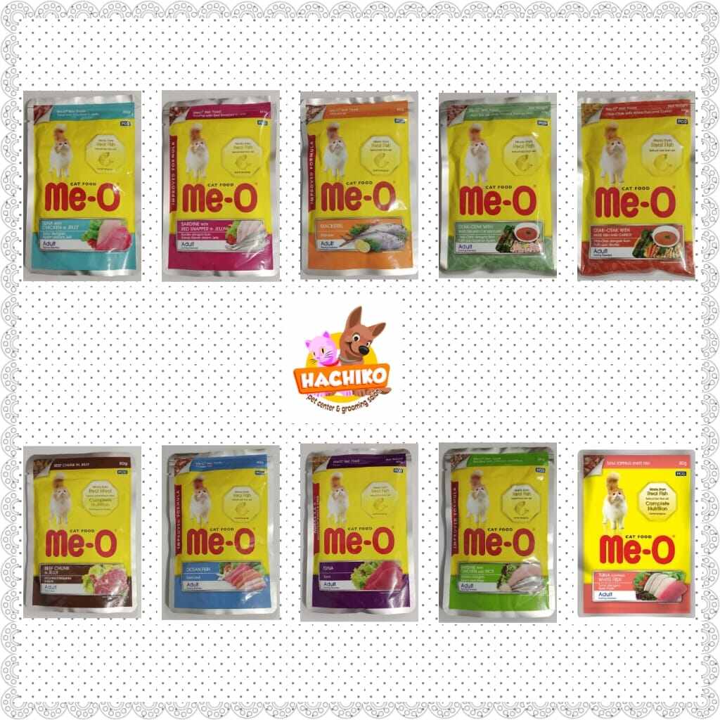 Meo Sachet Dewasa 80gr/makanan kucing basah | Lazada Indonesia