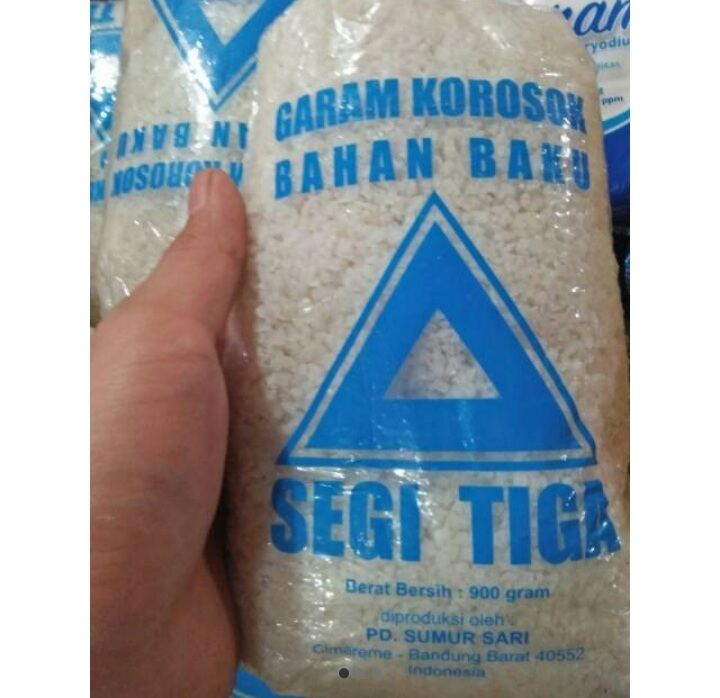 Garam Kasar Korosok segi tiga 900 gram | Lazada Indonesia