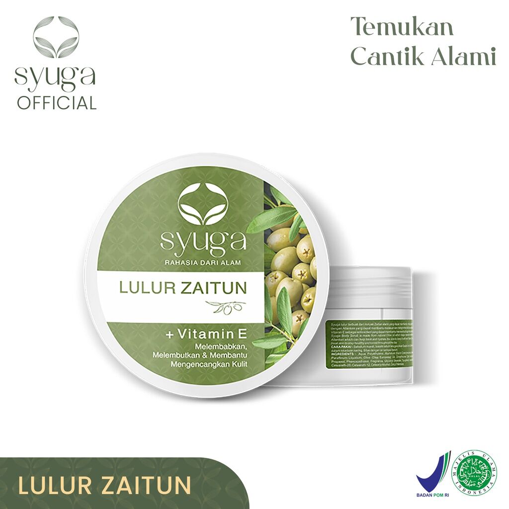 🌸 Ilary 🌸 Syuga Lulur Scrub Zaitun + Vitamin E 100 gr | Lazada Indonesia
