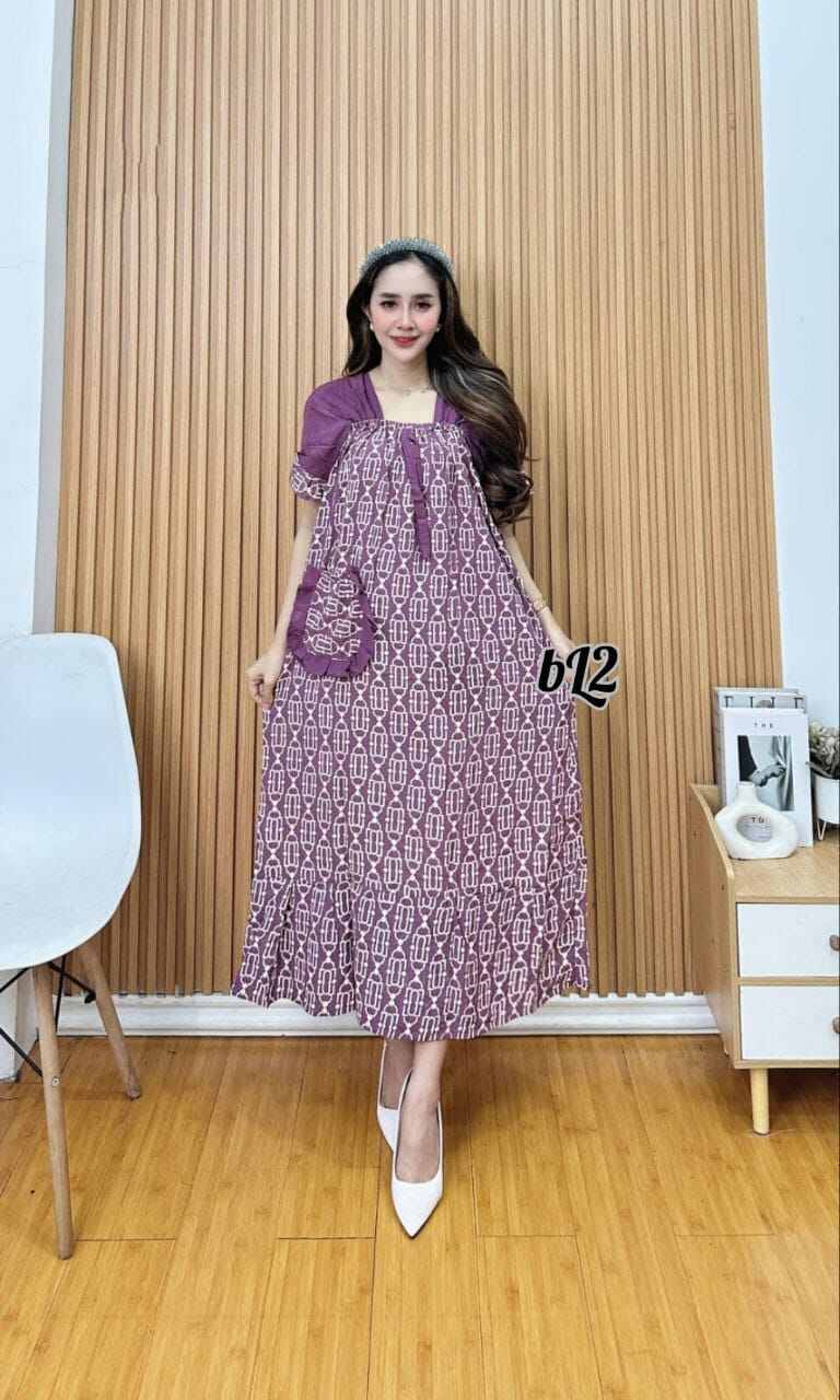 Daster Fuji jumbo viral di tiktok - Dress fuji terbaru 2024 motif ...