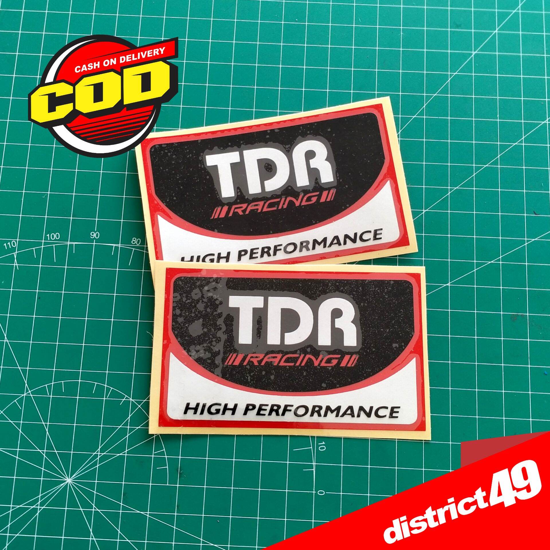 Sticker cutting TDR - Cutting sticker TDR - Stiker TDR - Stiker racing ...