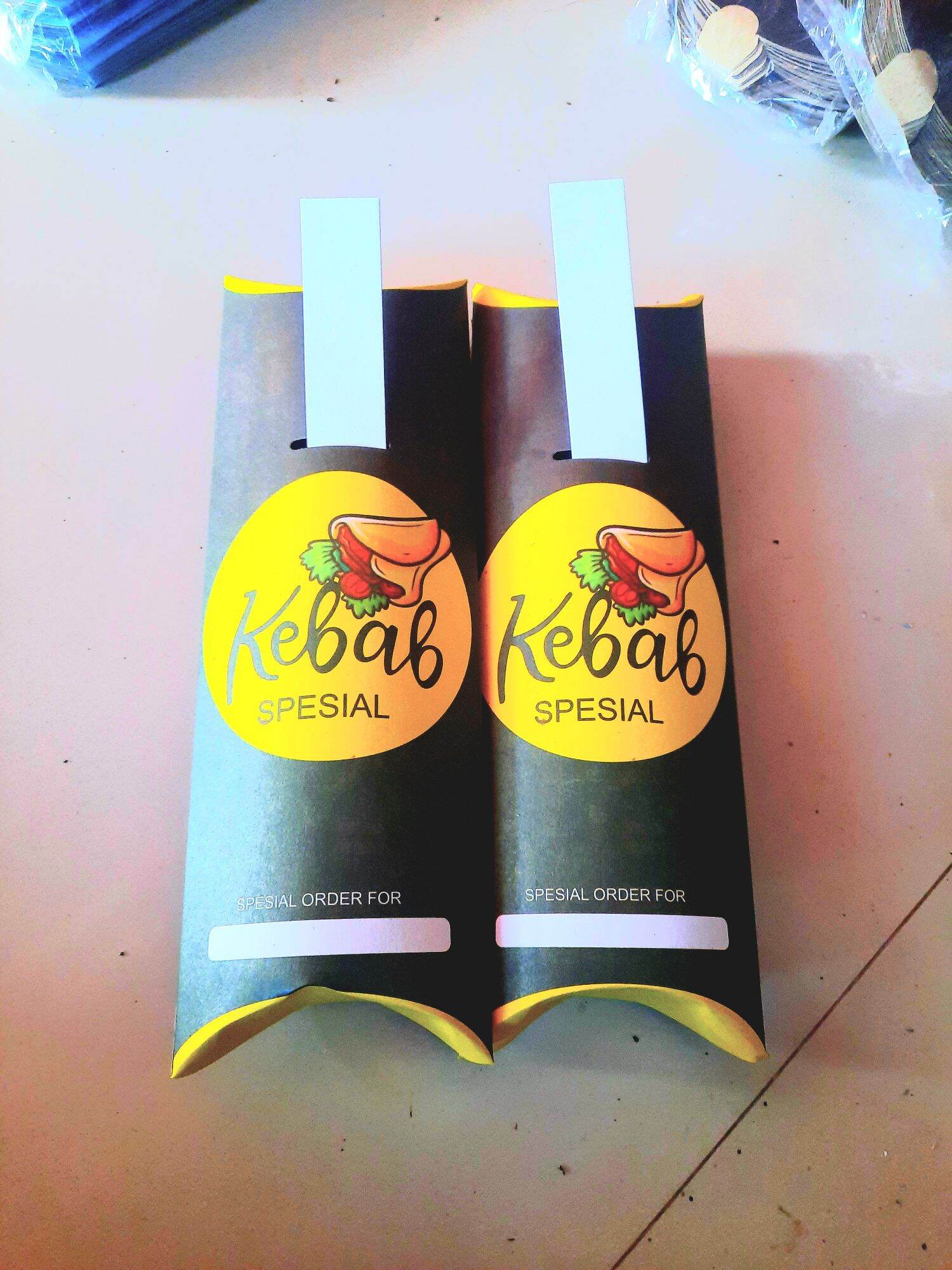 KERTAS KEBAB WADAH KEBAB 100LEMBAR MODEL TARIKAN UKURAN 24X9CM | Lazada ...