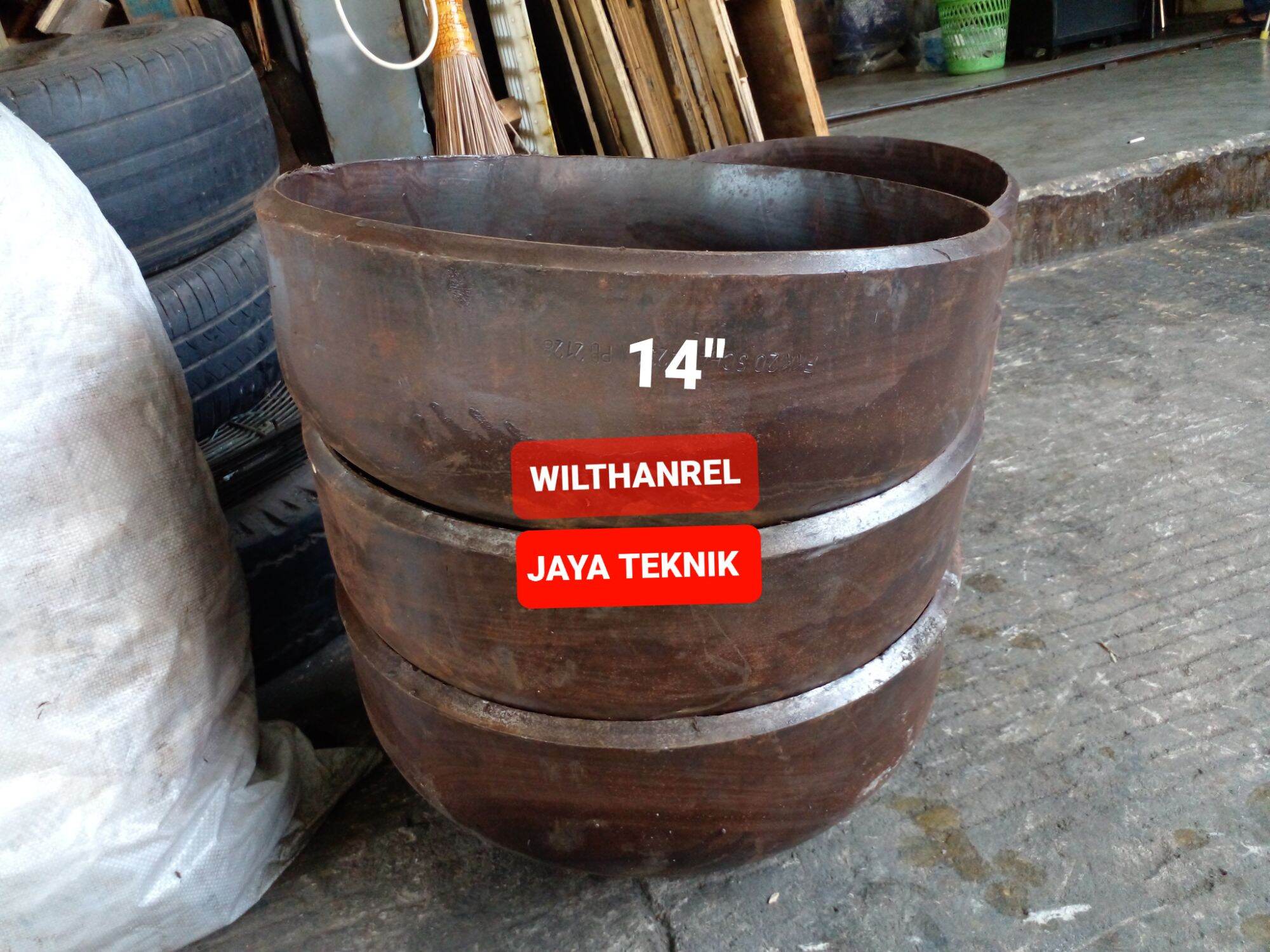 end cap / dop sgp 14" besi | Lazada Indonesia