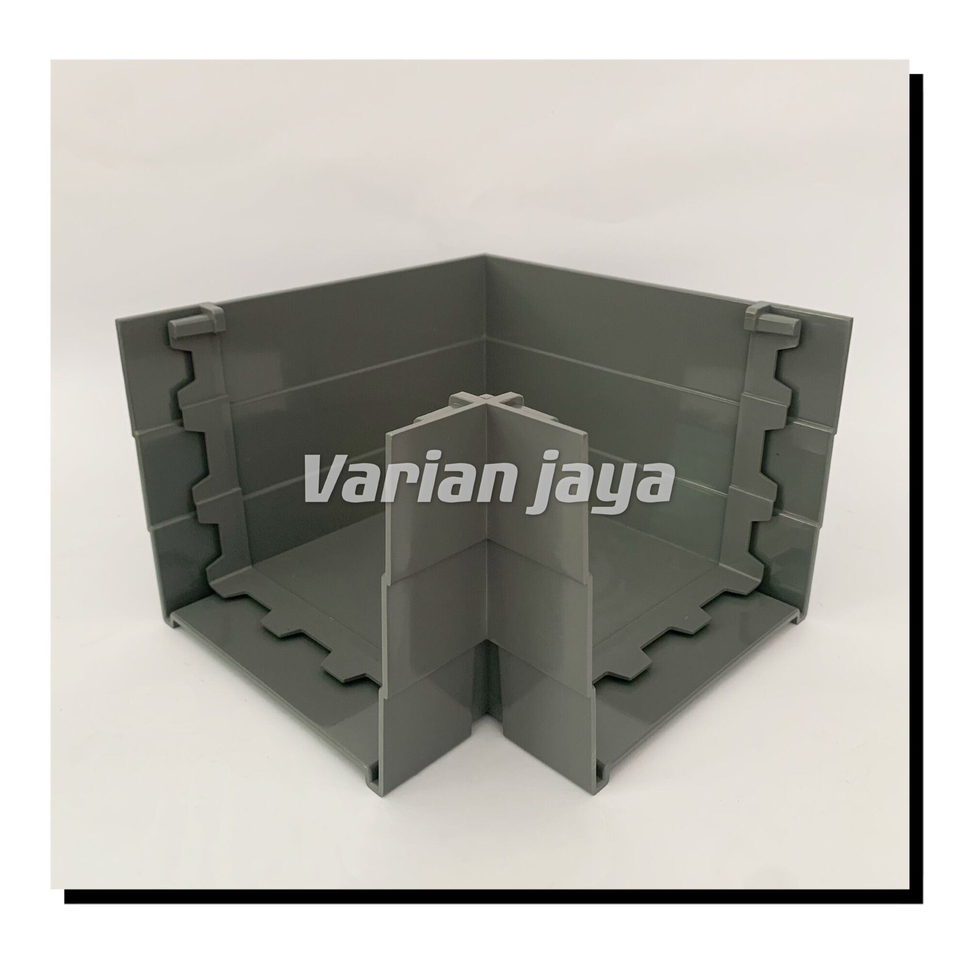 Belokan Talang Air L Socket Sambungan Kotak PVC Knee Siku Pipa Talang ...