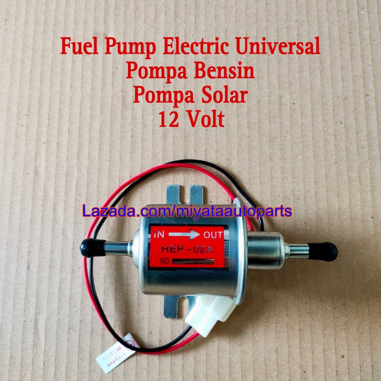 Fuel Pump Electric Universal Pompa Bensin Pompa Solar 12 Volt | Lazada ...