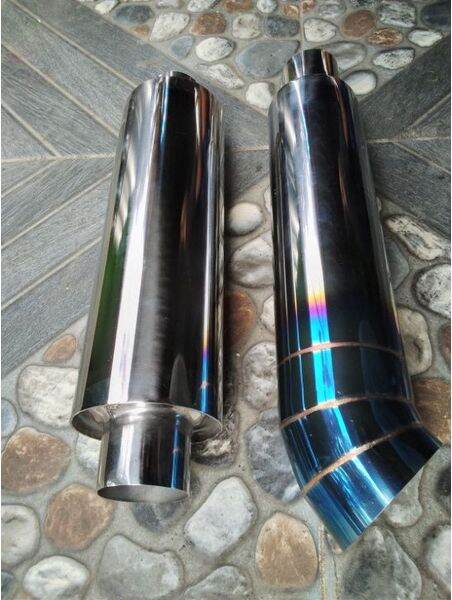 KNALPOT KHUSUS MOBIL DIESEL TAILPIPE DAN RESONATOR SET INNOVA PAJERO ...