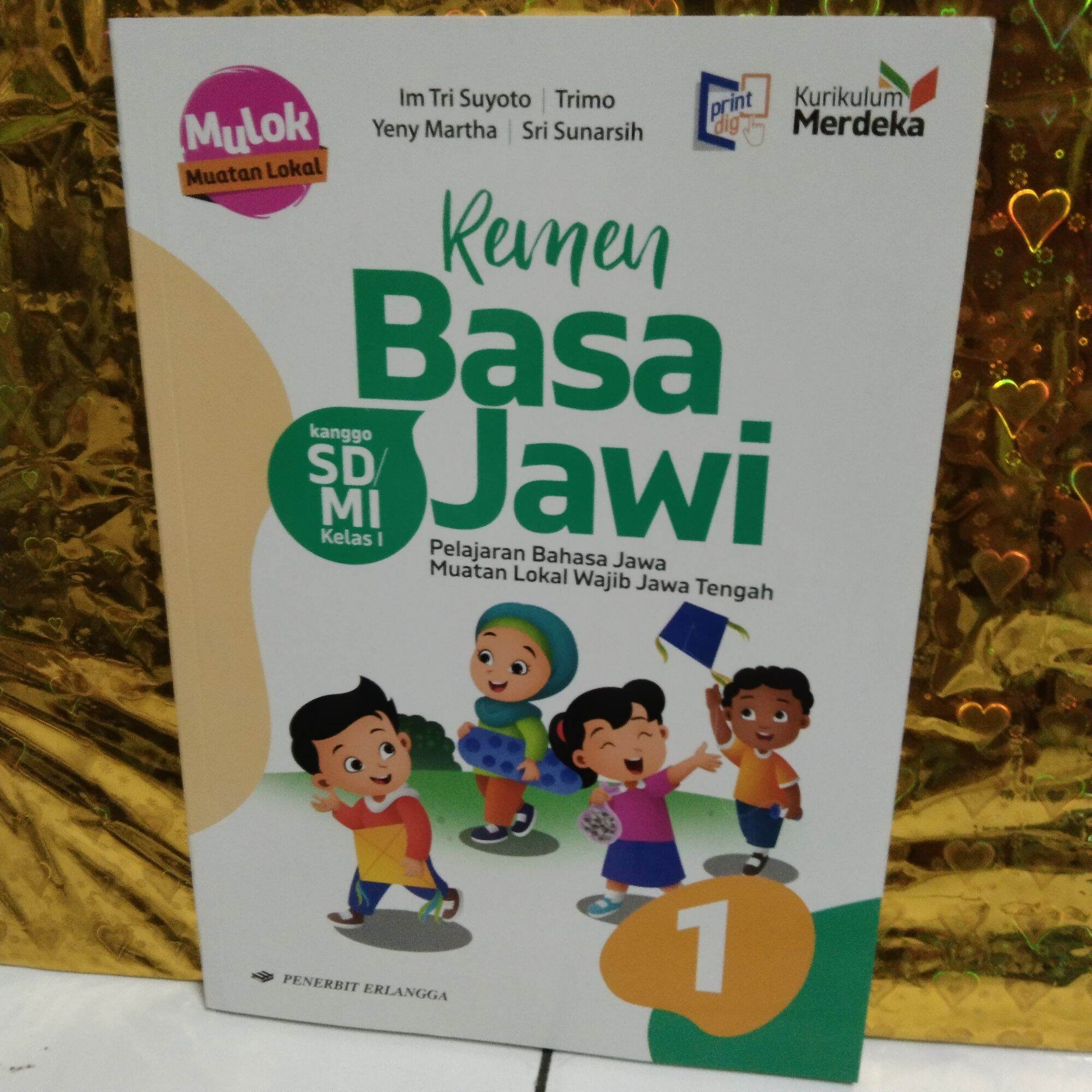 Remen Basa Jawi Kurikulum Merdeka SD/MI Kls 1 ERLANGGA | Lazada Indonesia