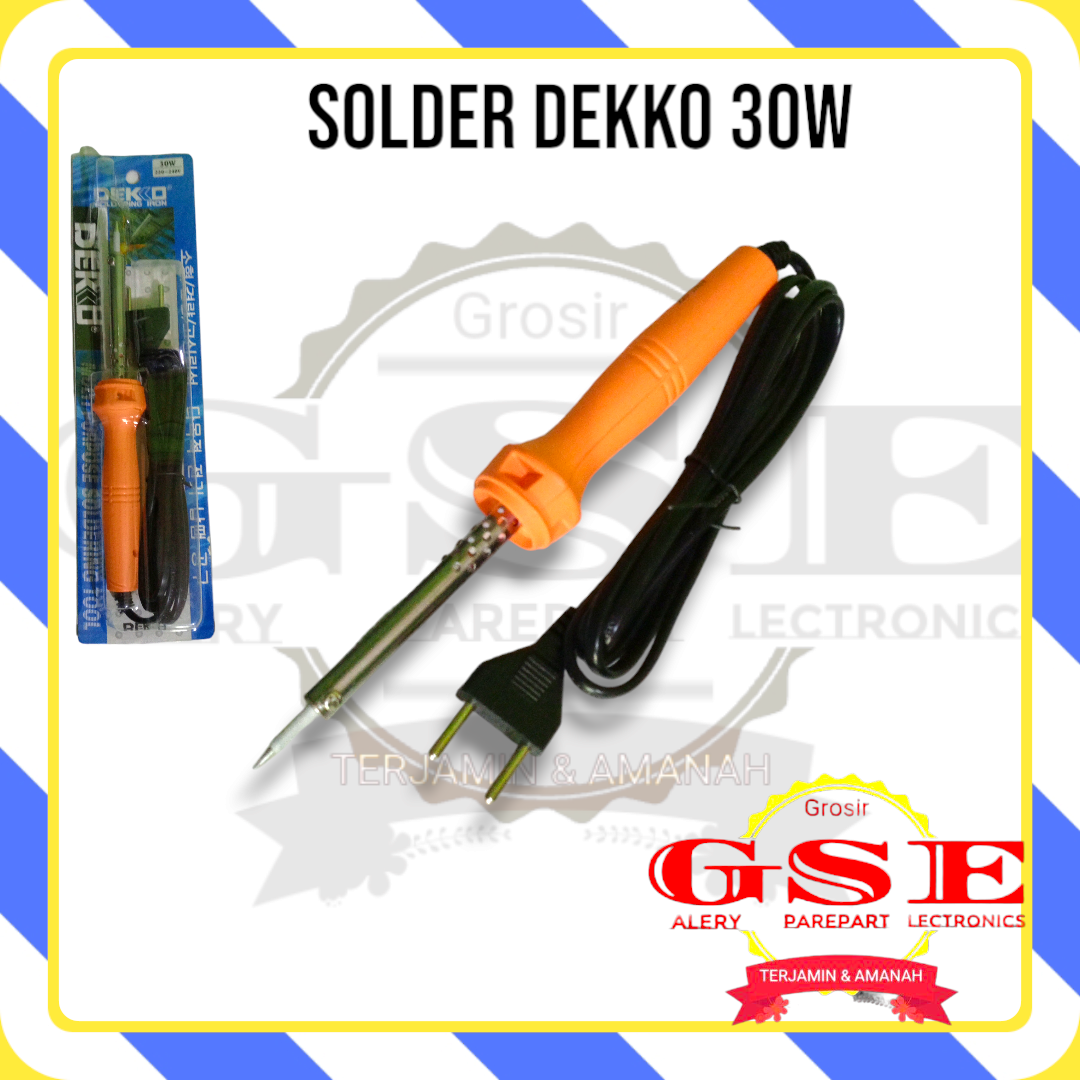 Solder DEKKO 30 Watt /DEKKO soldering Iron 30W | Lazada Indonesia
