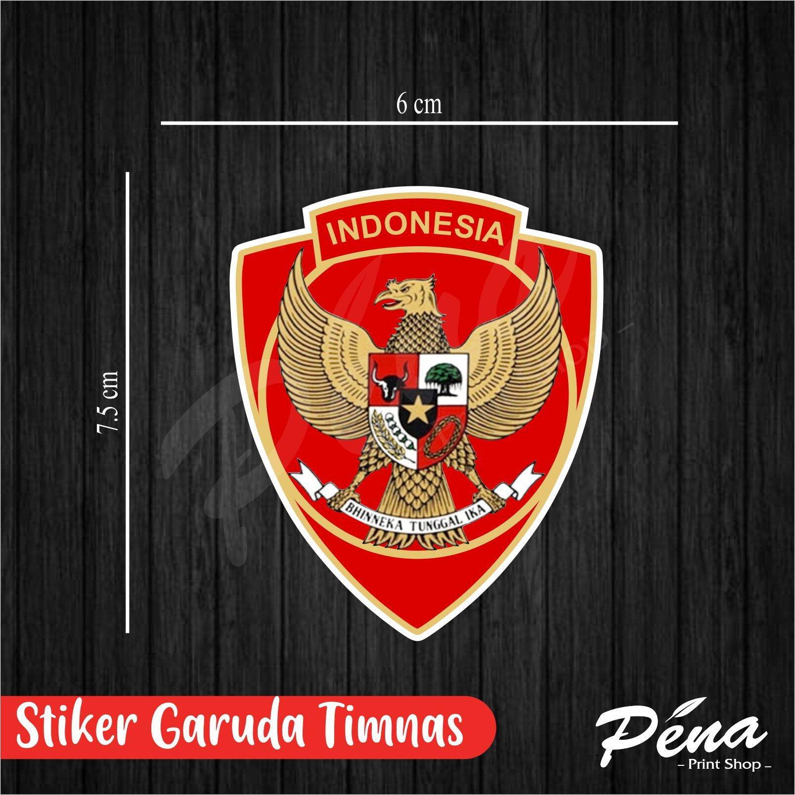 Stiker Logo Garuda Indonesia Pancasila / Stiker Garuda Timnas Merah ...