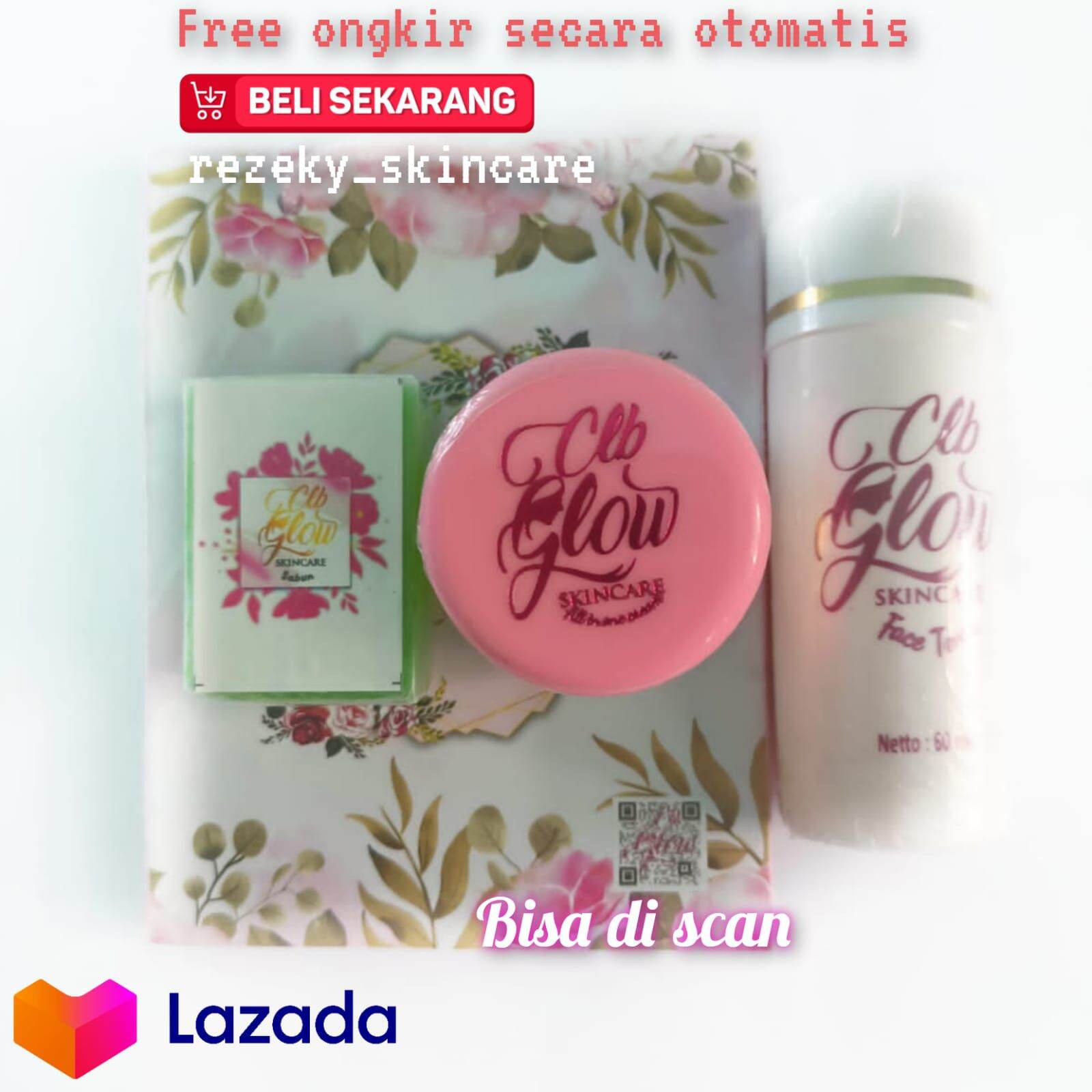 clb glow original barcode bisa di scan | Lazada Indonesia