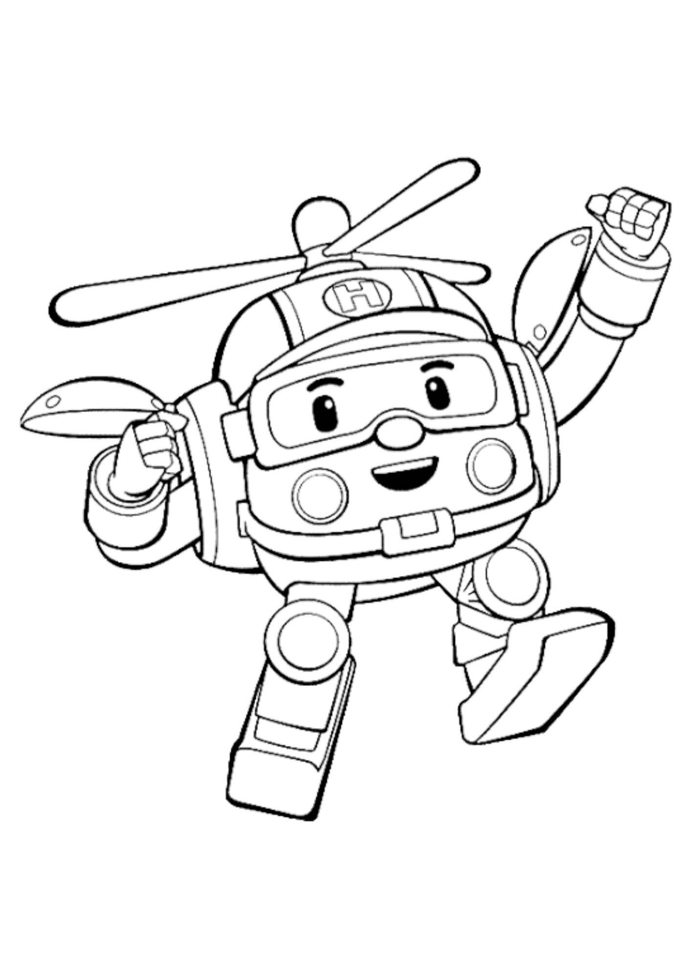 5 lembar kertas mewarnai tema robot | Lazada Indonesia