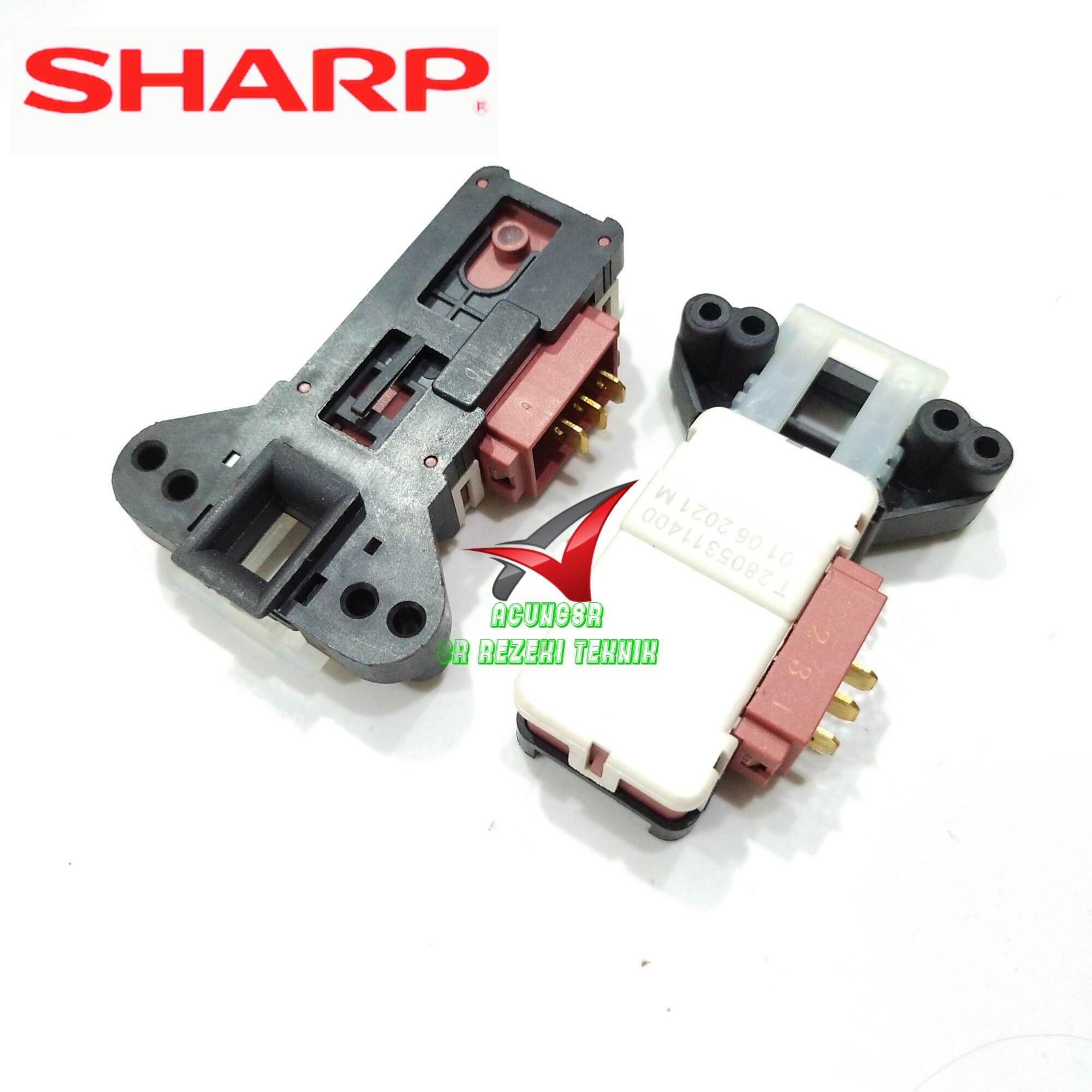 Dorr lock Switch Pintu mesin cuci Sharp Front Loading | Lazada Indonesia