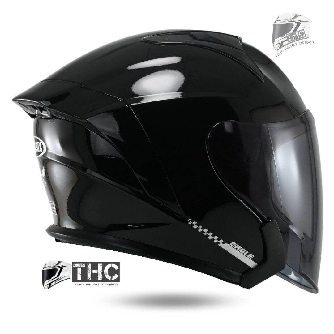 HELM NSX AVATAR SOLID ORIGINAL HELM HALF FACE STANDAR SNI PAKET GANTENG ...