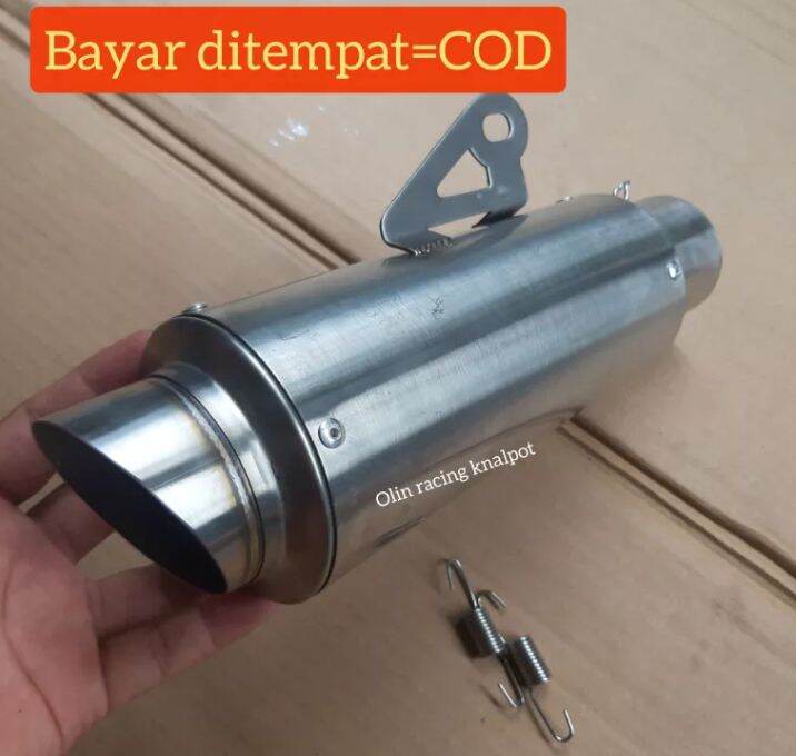 silincer knalpot polos inlet 50 sarangan setengah diameter 50 mm ...