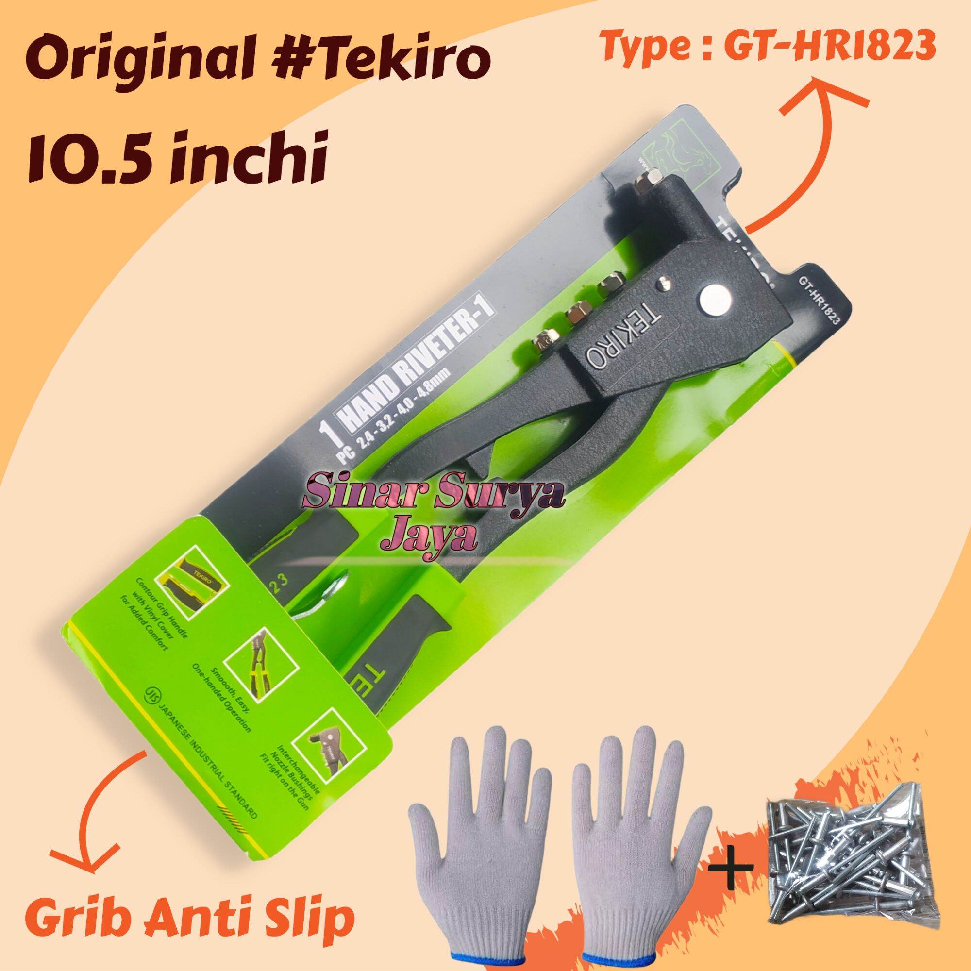 TEKIRO HAND RIVETER 1823 GT-HR1823/TANG RIVET TEKIRO/TANG RIPET/BAYAR ...