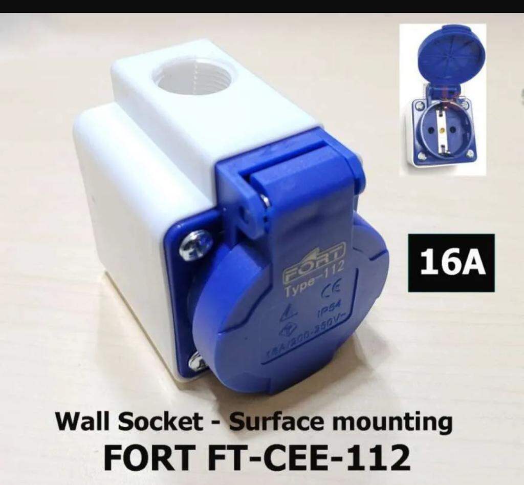 Wall Socket 2 kaki 16A CEE112 Fort | Lazada Indonesia