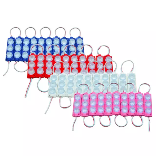 1 RENTENG 10pcs lampu led mata 3 type 7520 | Lazada Indonesia