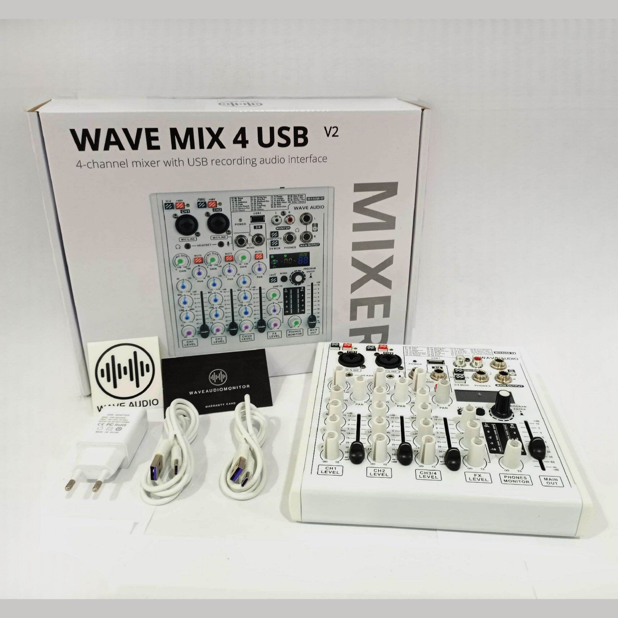 Wave MIX4USB - 4-Channel Mixer with USB Audio Interface | Lazada Indonesia