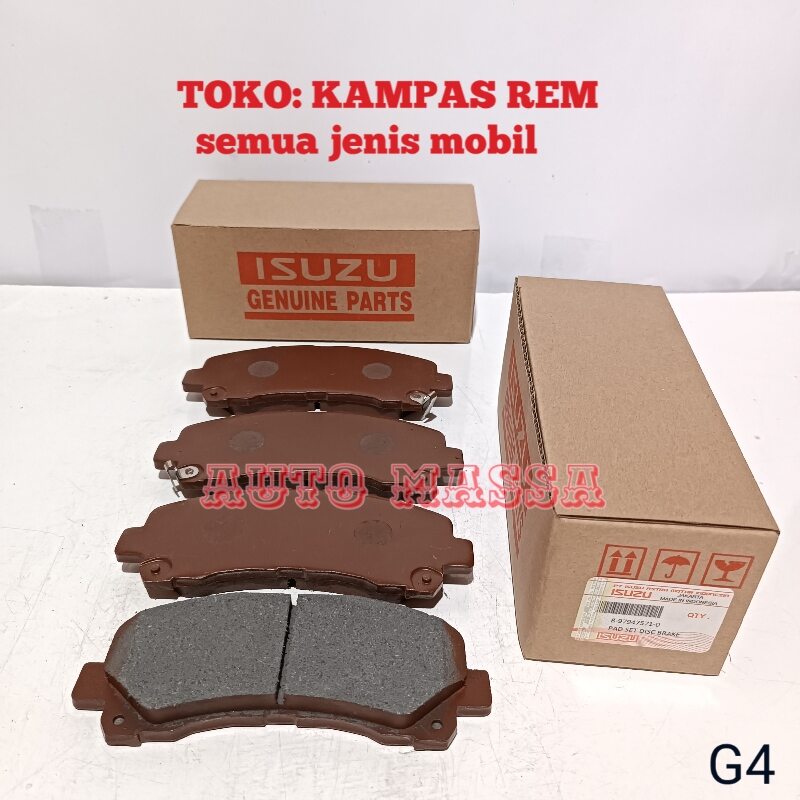KAMPAS REM DEPAN ISUZU MUX. BRAKE PAD ISUZU MUX | Lazada Indonesia