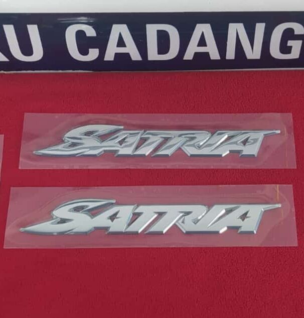 EMBLEM LOGO TULISAN SATRIA ORIGINAL | Lazada Indonesia