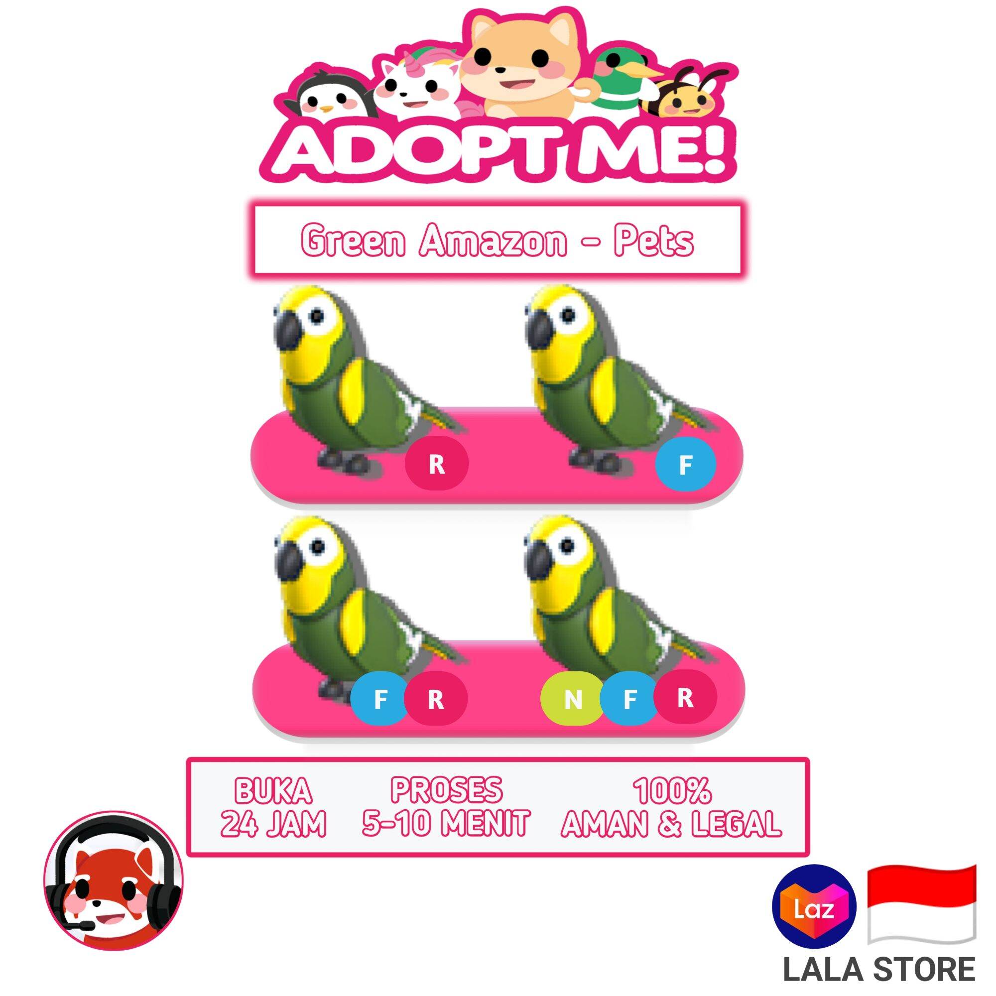 Adopt Me - Green Amazon - Roblox | Lazada Indonesia
