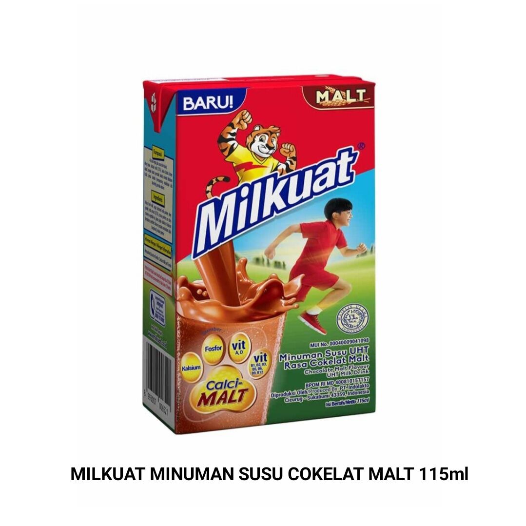 MILKUAT MINUMAN SUSU COKELAT MALT 115ml | Lazada Indonesia