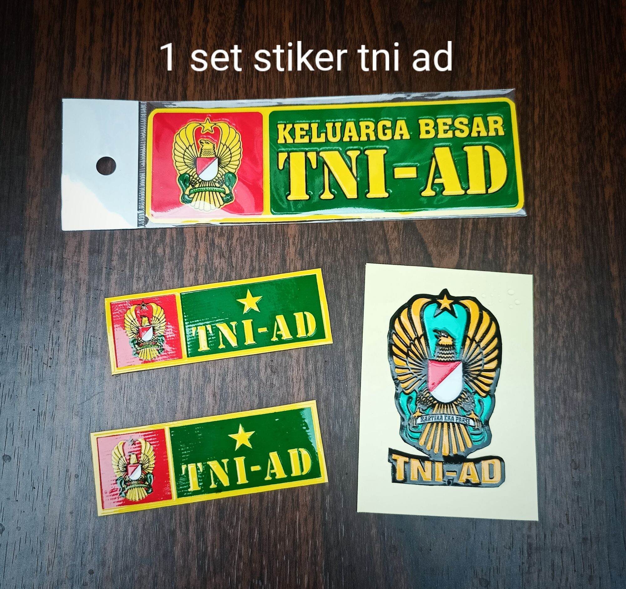 stiker tni ad 1 set stiker timbul | Lazada Indonesia