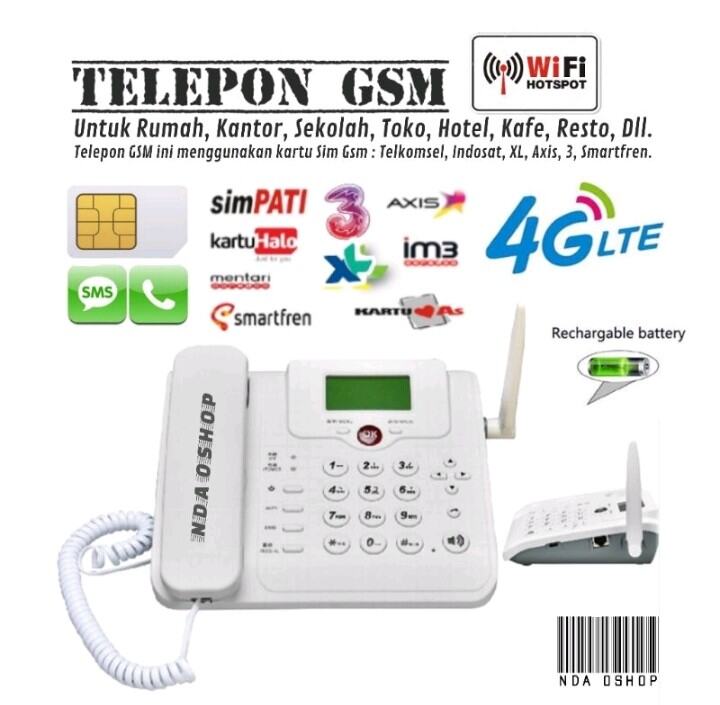 Telepon GSM Wifi Hotspot Rumah Kantor Telp Telpon Telephone Wireless ...