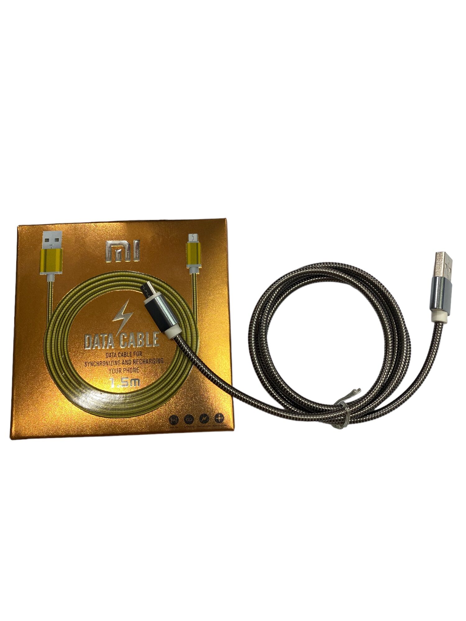 Kabel data besi metal / data cable besi metal micro usb xiami | Lazada ...