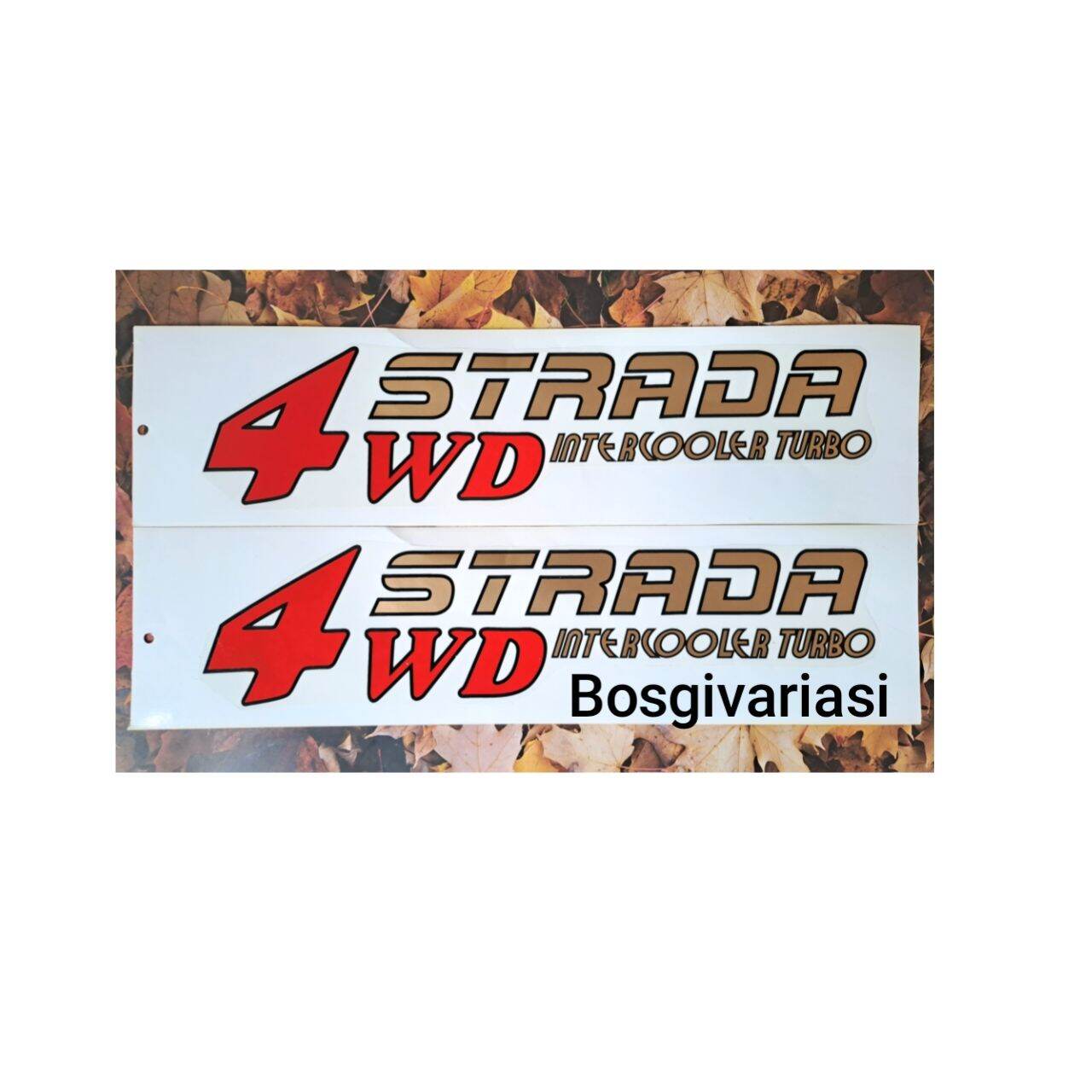 Stiker Mitsubishi Strada 4WD Triton Intercooler Turbo / stiker triton ...