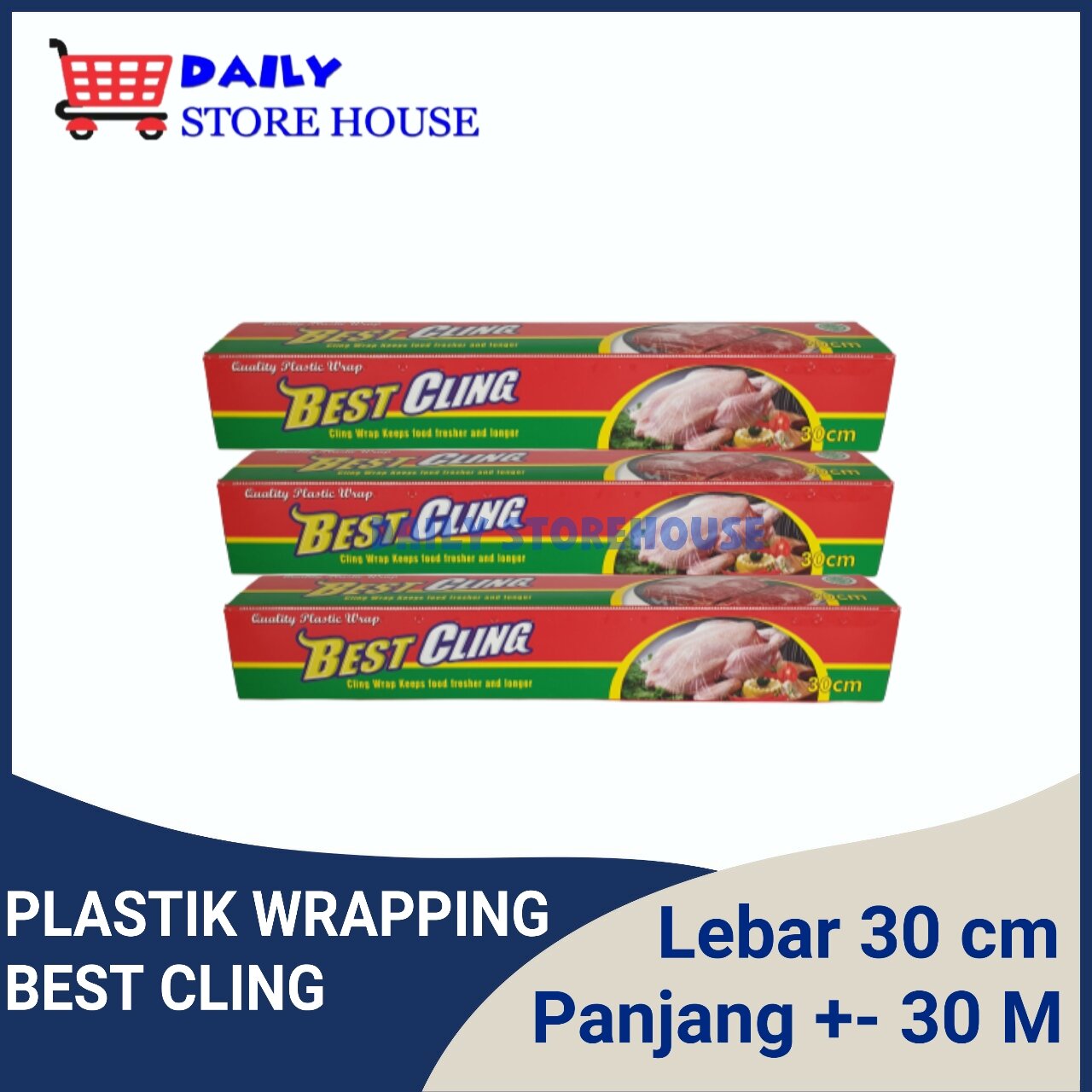 Plastik Wrapping Makanan BEST CLING 30cm | Lazada Indonesia