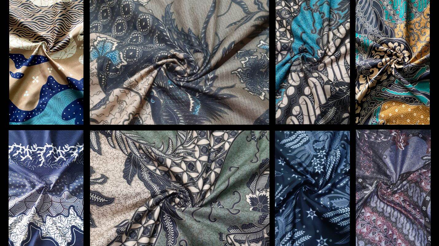 Kain Batik Meteran Termurah Bahan katun PolyMicro Premium | Lazada ...