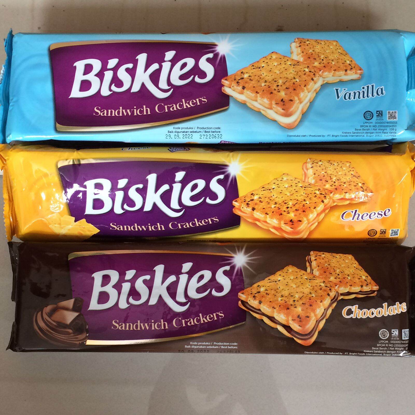 Biskies Sandwich Crackers 108 gram | Lazada Indonesia