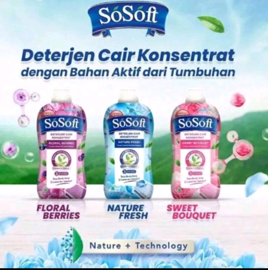 So Soft Detergent Cair 700 ml Botol | Lazada Indonesia